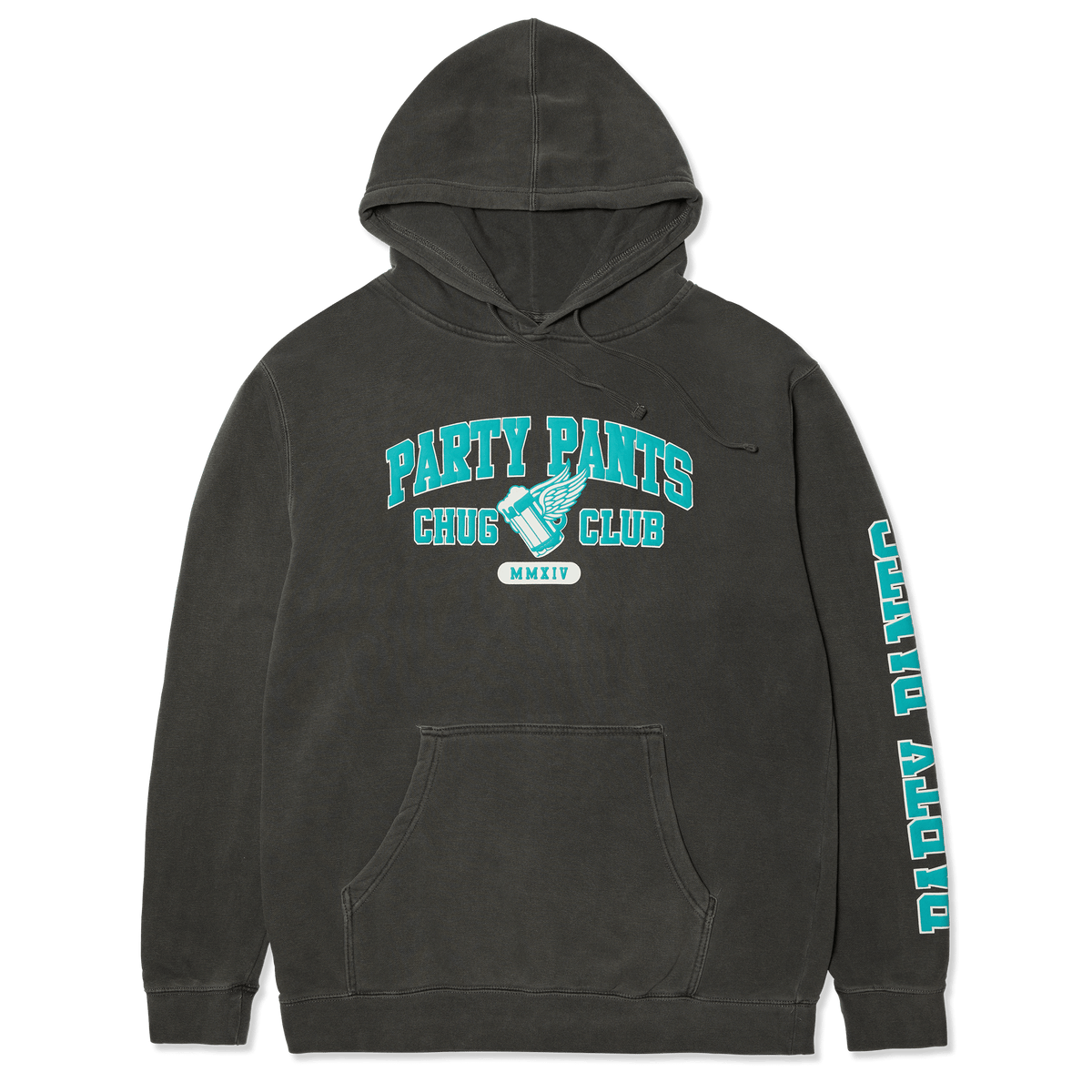 Men's Fraternity Hoodie | Pledge Hoodie Black – Party Pants USA